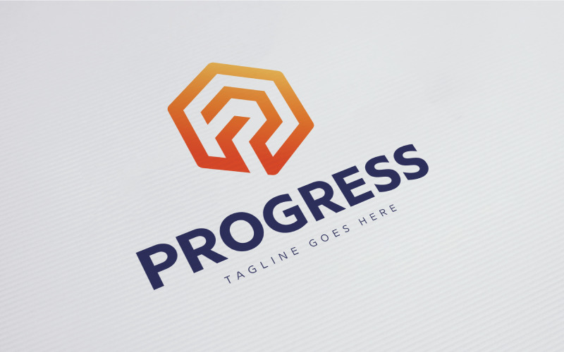 Progress Logo Template #124277 - TemplateMonster
