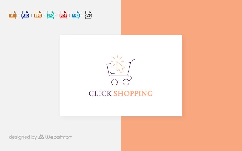 Click Shopping Logo Template #125913 - TemplateMonster