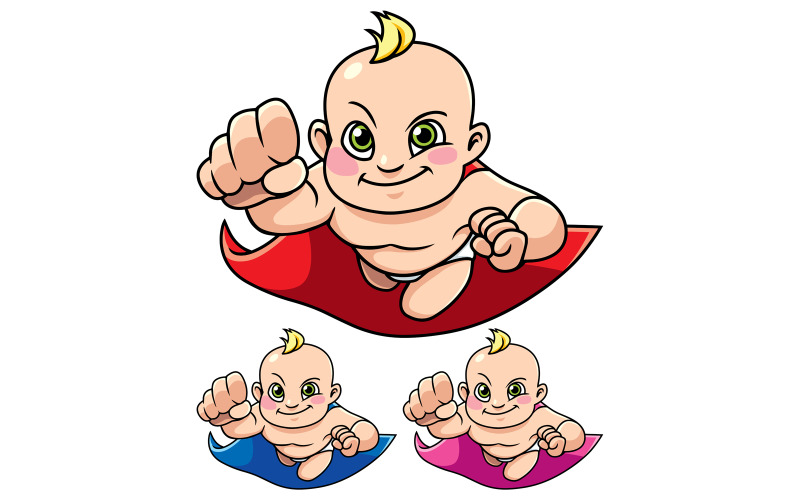 Super bébé - illustration #126323 - TemplateMonster