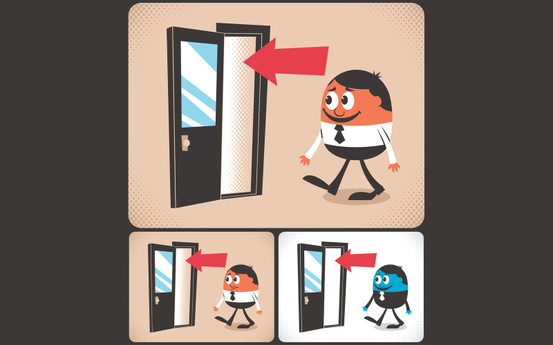 Entrance - Illustration #126527 - TemplateMonster