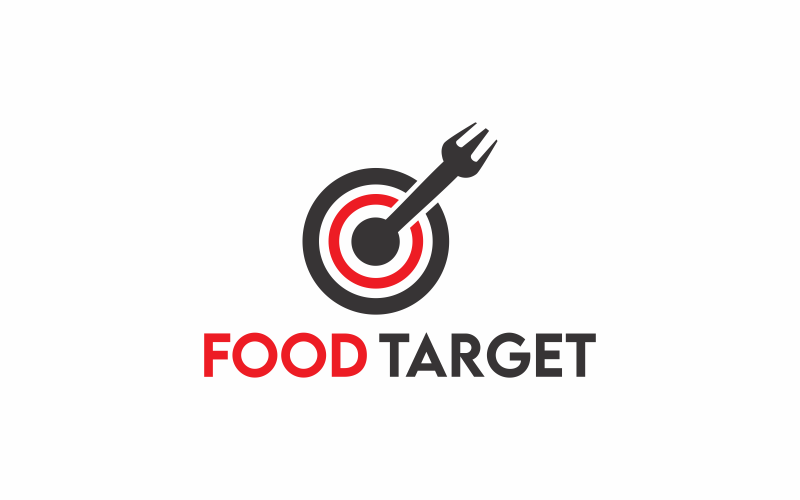 Food Target Logo Template #143159 - TemplateMonster