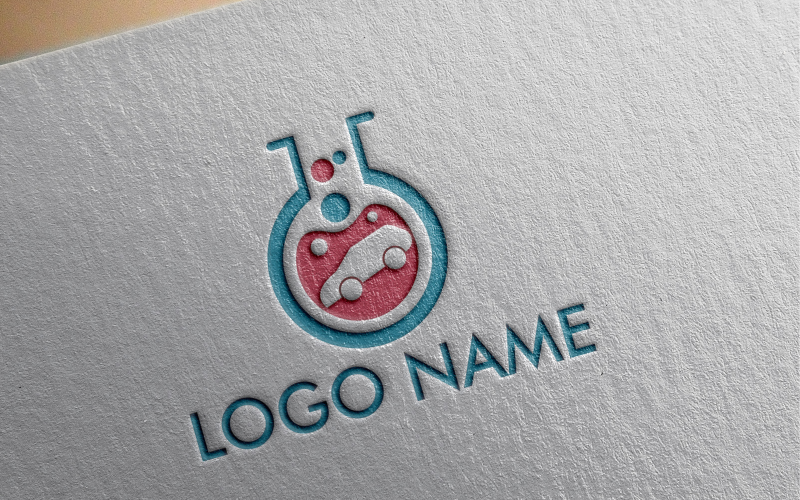 Lab Car Logo Template #143334 - TemplateMonster