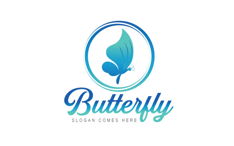 Modèle de logo papillon #143319 - TemplateMonster
