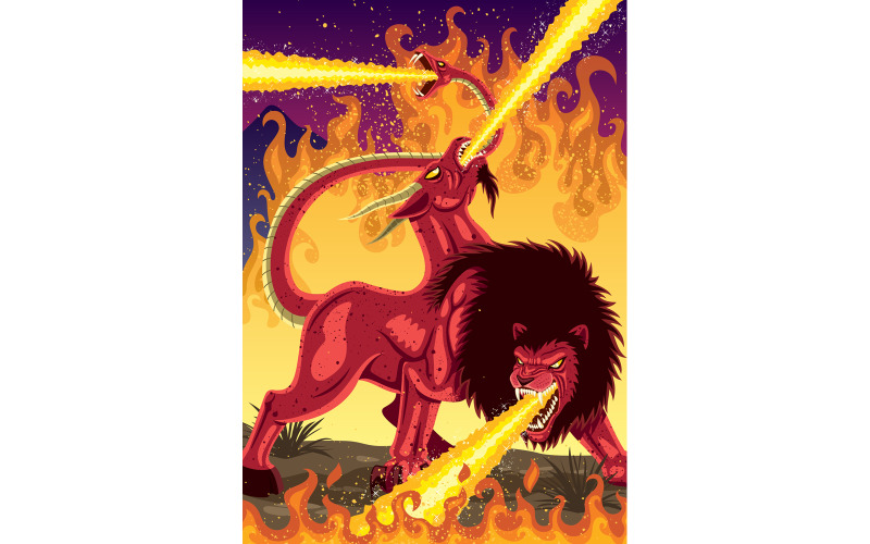 Chimère - Illustration #143689 - TemplateMonster