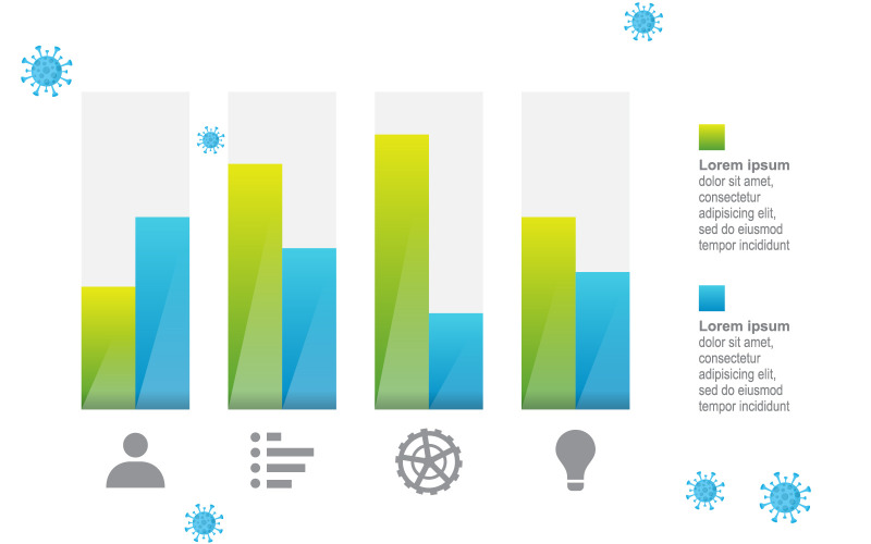 Declining Graph Economic - Illustration - TemplateMonster