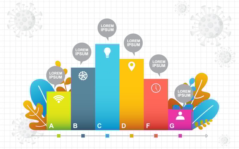 Economic Recession Graph - Illustration - TemplateMonster