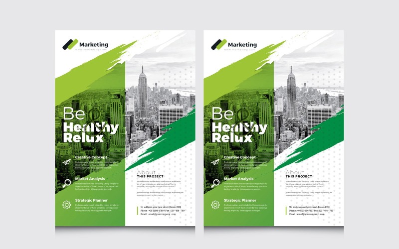 Modern Flyer - Corporate Identity Template - TemplateMonster
