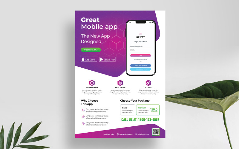 Mobile App - Corporate Identity Template - TemplateMonster