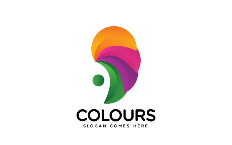 Colours Logo Template #147125 - TemplateMonster