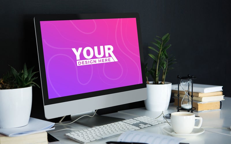 Desktop product mockup #148517 - TemplateMonster