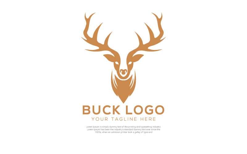Buck Logo Template #96873 - TemplateMonster
