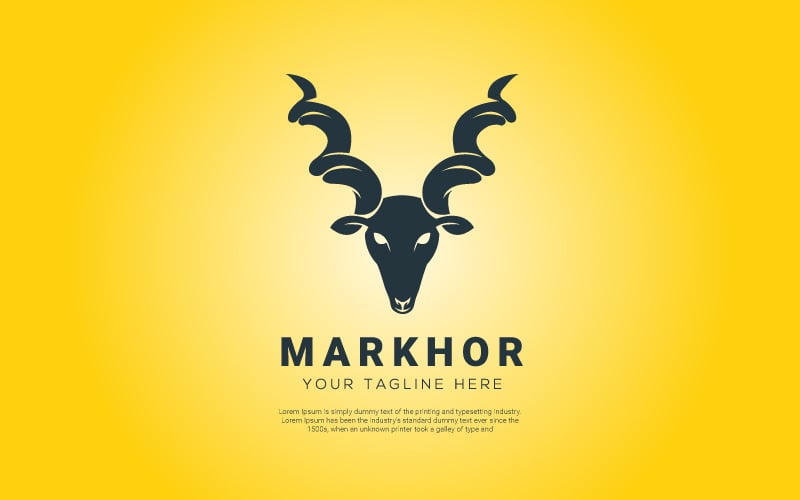 Markhor Logo Template #149020 - TemplateMonster