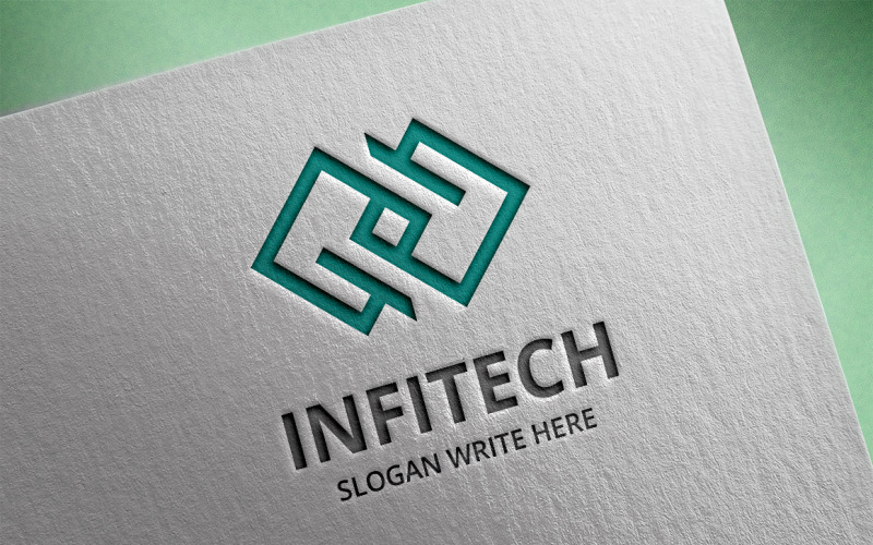 Infitech Logo Template #149469 - TemplateMonster