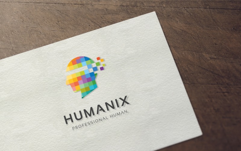 Human Digital Logo Template #149580 - TemplateMonster
