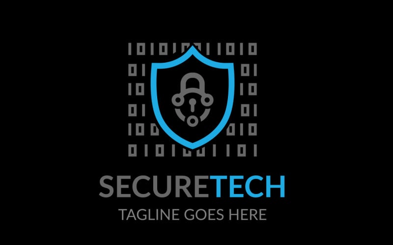 Secure Tech Logo Template #149546 - TemplateMonster