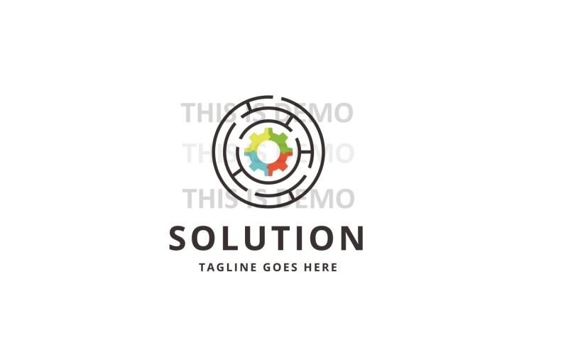 Modèle de logo de solution #149626 - TemplateMonster