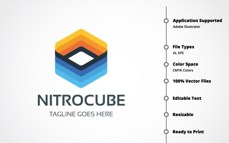 Nitrocube Logo Template #149678 - TemplateMonster