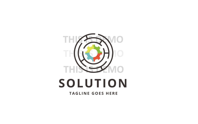 Plantilla de logotipo de solución #149626 - TemplateMonster