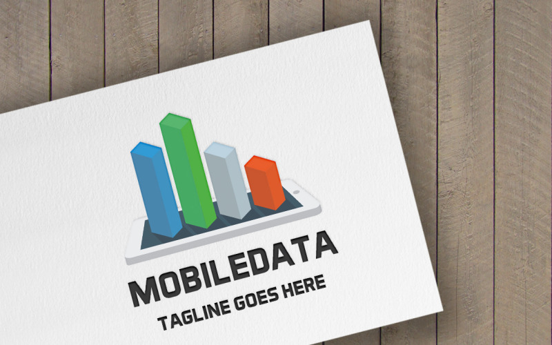 Mobile Data Logo Template #149976 - TemplateMonster