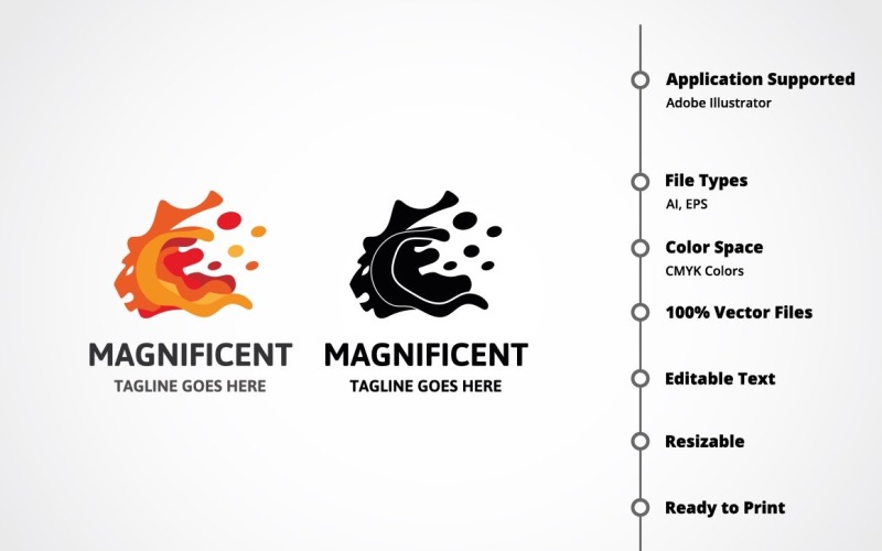 Magnificent Logo Template #150153 - TemplateMonster