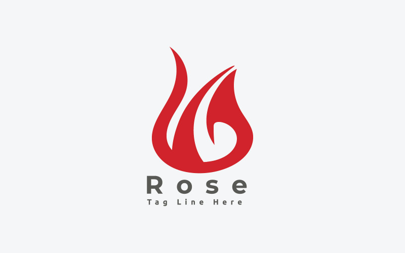 Rose Logo Template #151369 - TemplateMonster