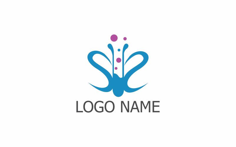 Butterfly Lab Logo Template #151457 - TemplateMonster