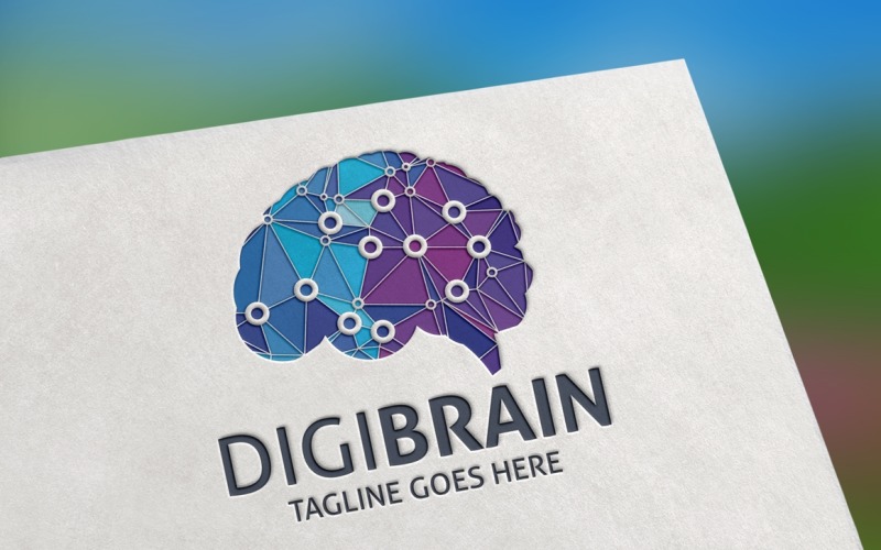 DigiBrain Logo Template #151551 - TemplateMonster