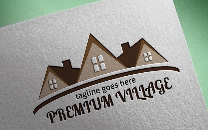 Premium Village Logo Template #151706 - TemplateMonster