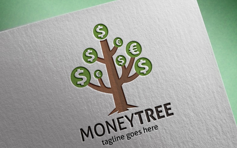 Money Tree Logo Template #151906 - TemplateMonster