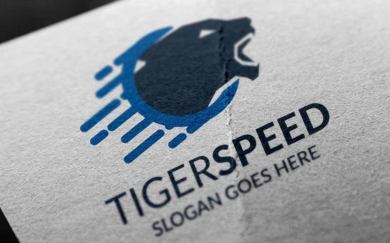 Tiger Speed Logo Template #151950 - TemplateMonster