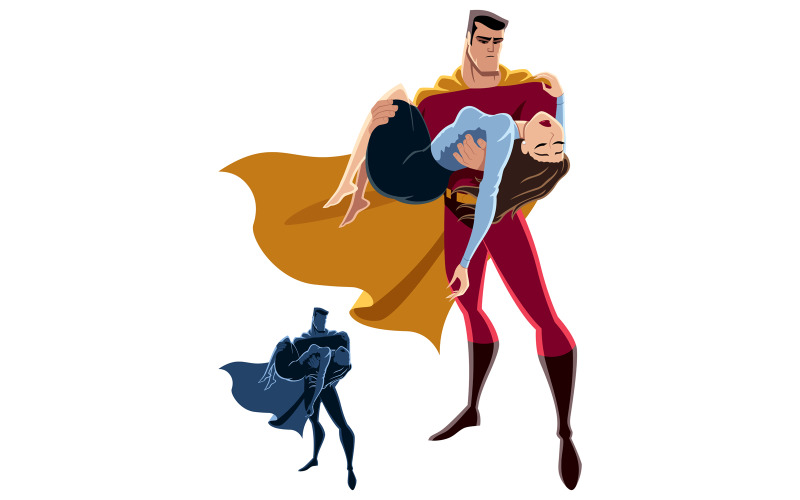 Savior on White - Illustration #152548 - TemplateMonster