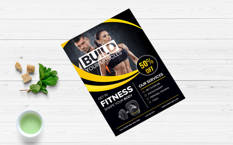 Gym Flyer - Corporate Identity Template - TemplateMonster Gym Flyer - Corporate Identity Template - TemplateMonster