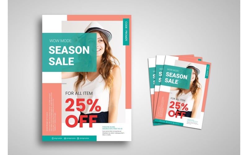 Flyer Fashion Sale - Corporate Identity Template