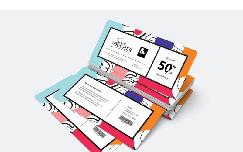Voucher Flow - Corporate Identity Template - TemplateMonster