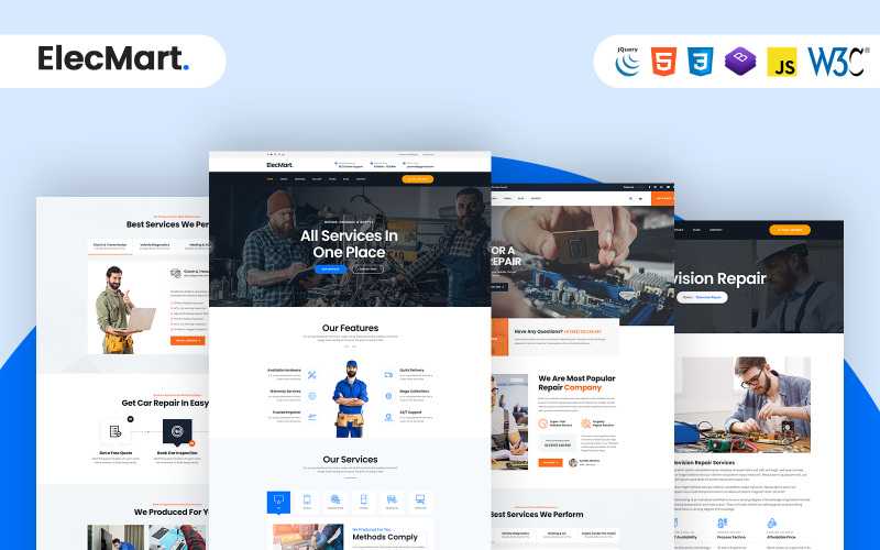 Maintenance Bootstrap 4 Templates | TemplateMonster