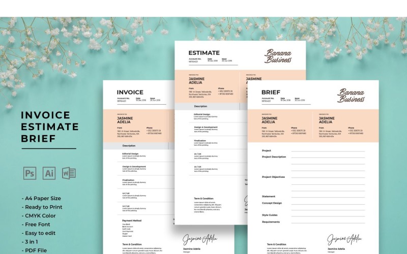 Invoice Banana Business - Corporate Identity Template