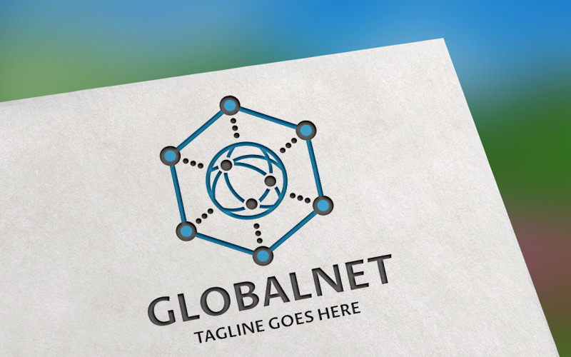Globalnet Logo Template #153616 - TemplateMonster