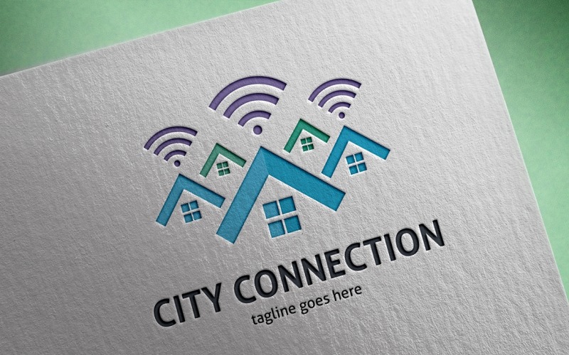 City Connection Logo Template #153737 - TemplateMonster