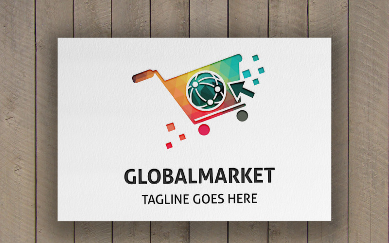 Global Market Logo Template #153826 - TemplateMonster