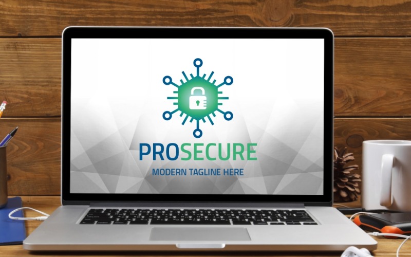 Modèle de logo Prosecure #153853 - TemplateMonster