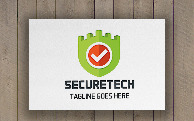 Securetech Logo Template #153811 - TemplateMonster