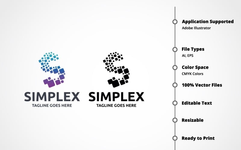 Letter S - Simplex Logo Template #153965 - TemplateMonster