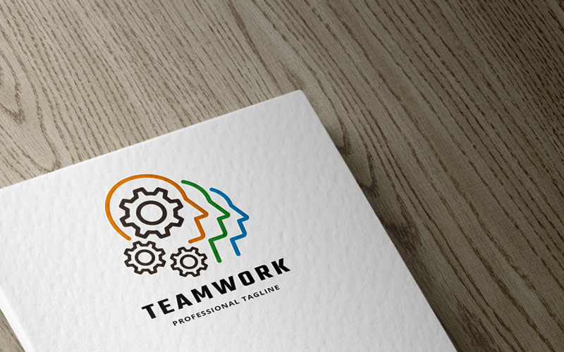 Team Work Logo Template #153941 - TemplateMonster