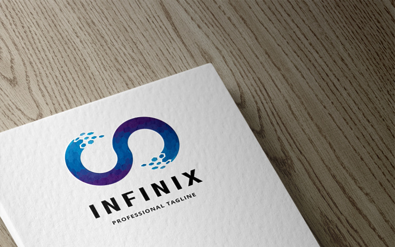 Pixel Infinity Logo Template #154460 - TemplateMonster