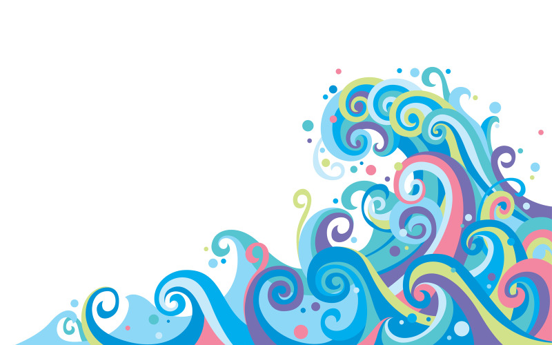 Vague - Illustration #154409 - TemplateMonster