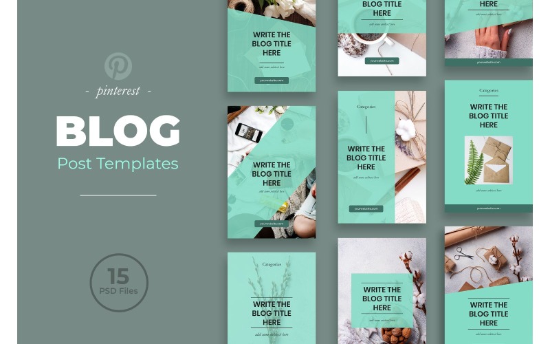 Pinterest Craft Social Media Template - TemplateMonster