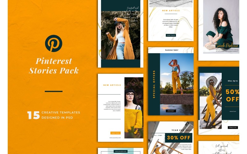Pinterest Official Offset Social Media Template
