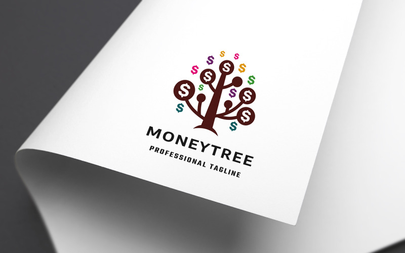 Money Tree Logo Template #156490 - TemplateMonster