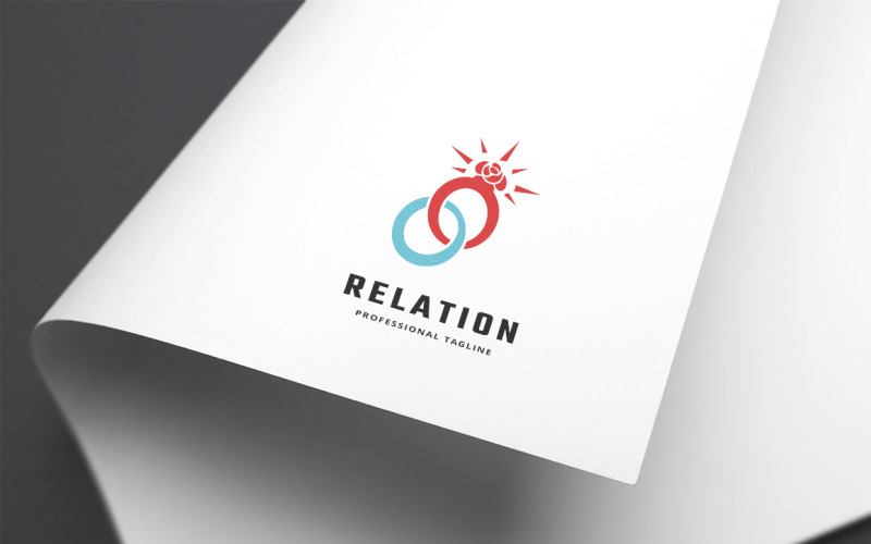 Relation Logo Template #156459 - TemplateMonster