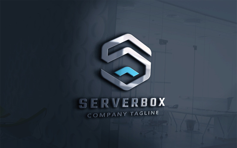 Server Box Logo Template #156410 - TemplateMonster